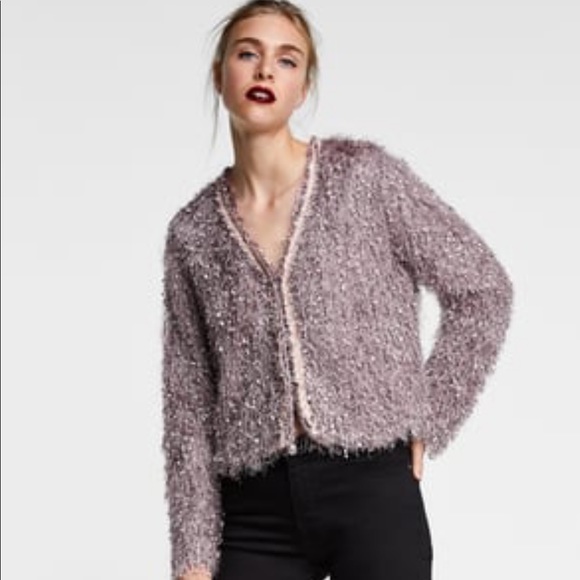 Zara | Jackets & Coats | Zara Fringed Jacket Nwt Size S | Poshmark